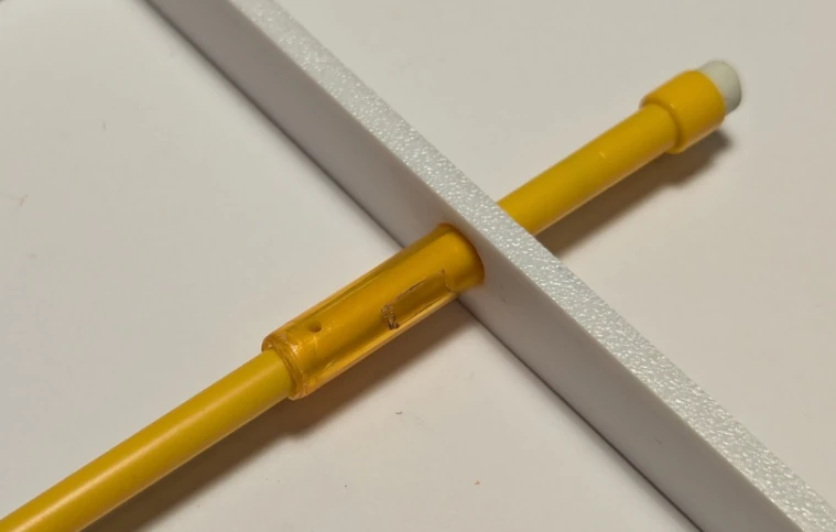 BIC Pencils as Pivots for 3D Printed Parts | Michael Kafarowski